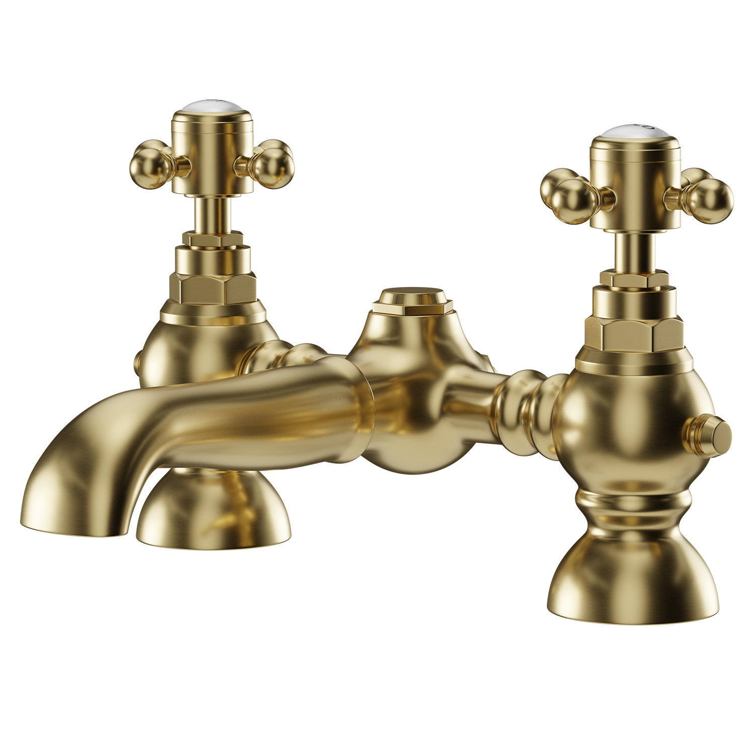 Balmoral Traditional Matt Black Bath Filler Tap - Wholesale Domestic