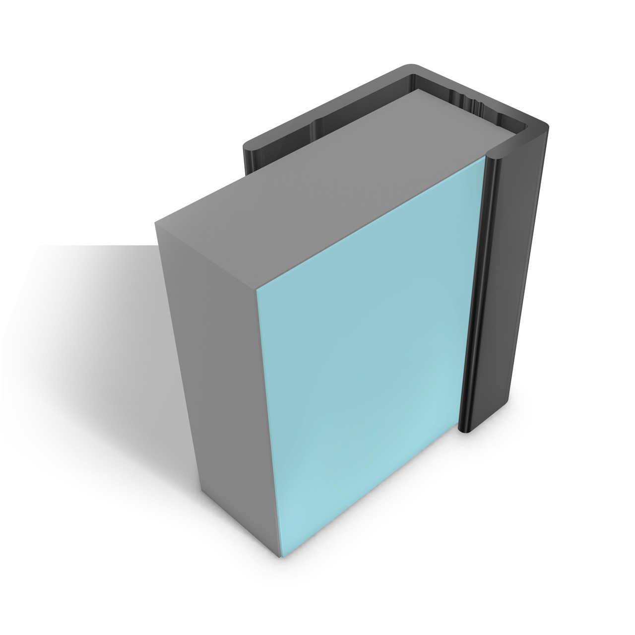 Multipanel Classic 11mm Wall Panel End Cap Trim Type C Bright Polished ...