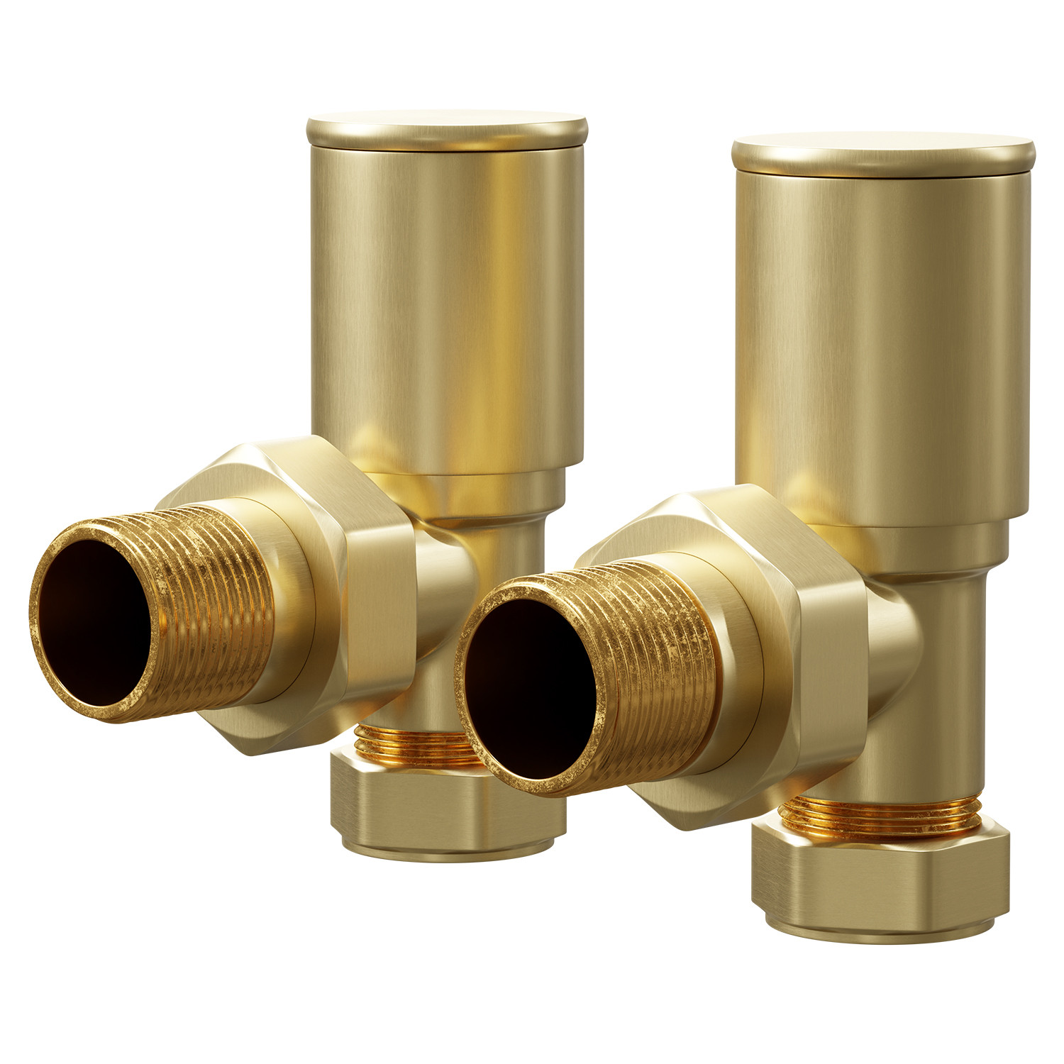 Colore Brushed Brass Radiator Pipe Sleeve Kit - Wholesale Domestic