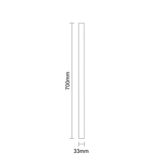 Brandon Polished Chrome Aluminium Framed 400mm x 700mm Mirror ...