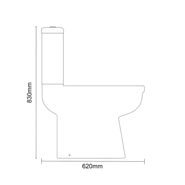 Ideal Comfort Height Close Coupled Toilet Pan and Cistern with Fittings ...