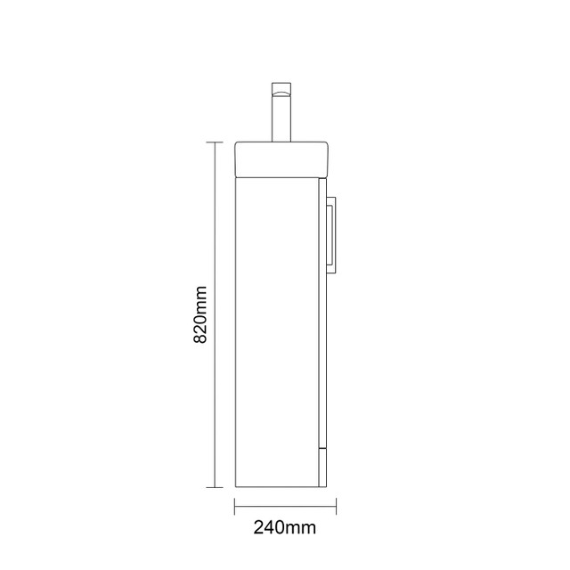 Napoli Compact Tobacco Oak 400mm Floor Standing Vanity Unit with 1 Tap ...
