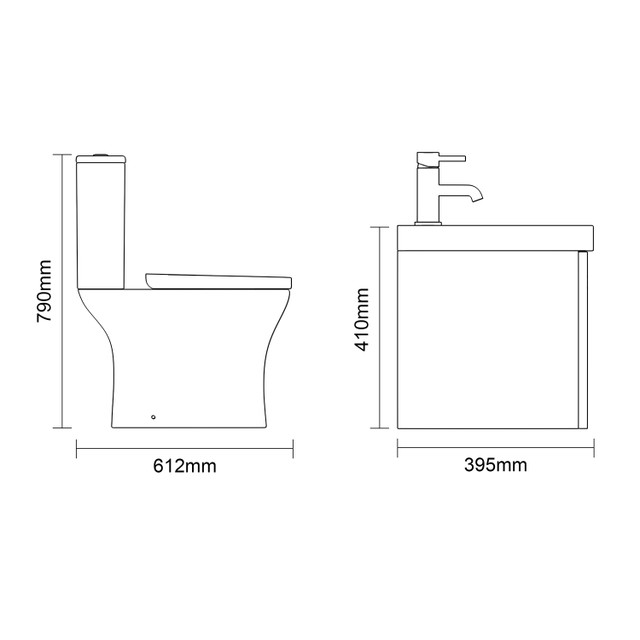 Avant Satin Green 600mm Wall Mounted Single Drawer Vanity Unit and ...