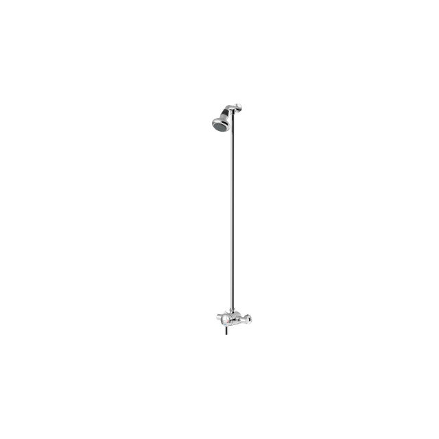 Bristan OPAC Mini Chrome Thermostatic Exposed Shower Valve with Lever ...