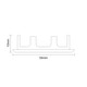 Colore Oval Brushed Brass Basin Overflow Insert - Wholesale Domestic