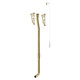 Windsor Traditional Brushed Brass High Level Cistern Flush Pipe Kit ...