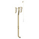 Windsor Traditional Brushed Brass High Level Cistern Flush Pipe Kit ...