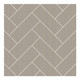 WholePanel 10mm Matt Grey Linen Herringbone 1000mm x 2400mm Wall Panel - Wholesale Domestic