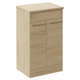 Napoli 390 Light Oak 500mm 2 Door Vanity Unit for Countertop Basins ...