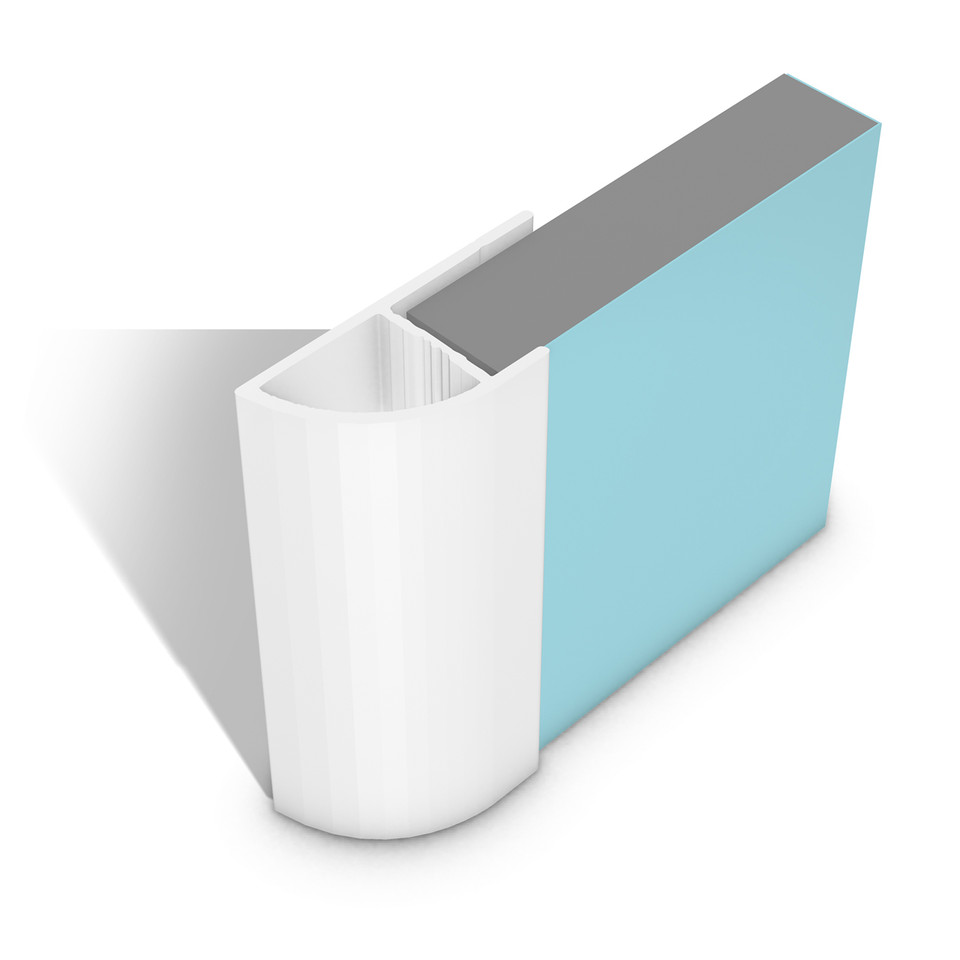 Multipanel Classic 11mm Wall Panel SEAL Strip End Caps White ...