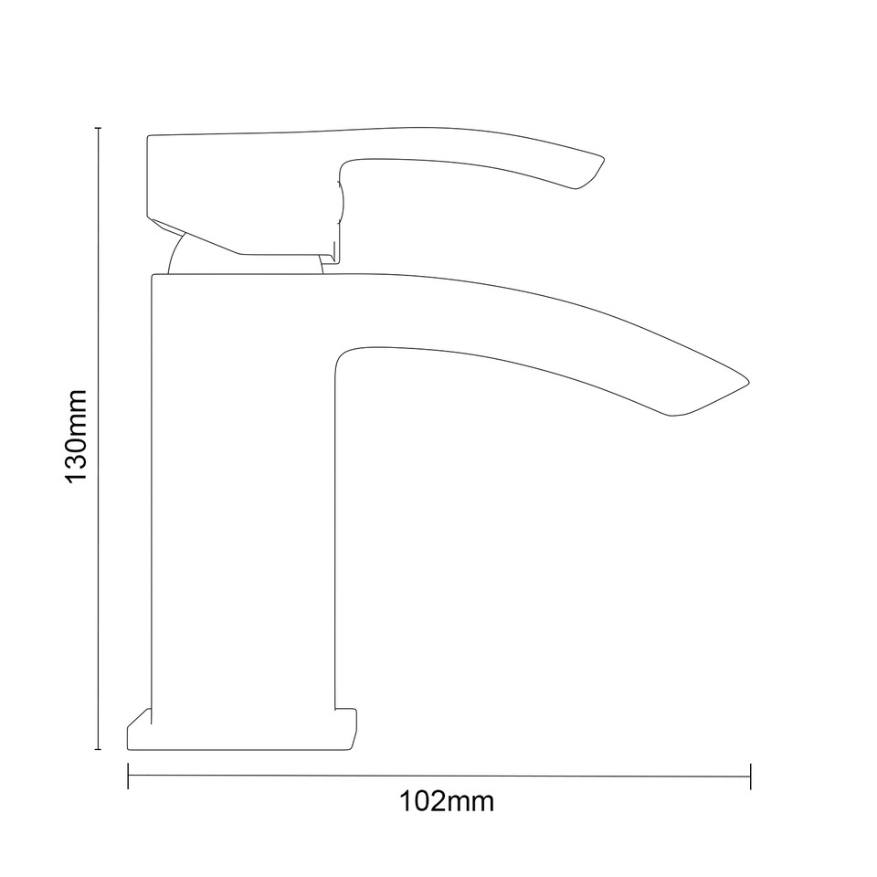 Flow Polished Chrome Mini Mono Basin Mixer Tap - Wholesale Domestic