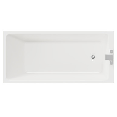 Slim Edge 1700mm x 800mm Straight Single Ended Bath - Wholesale Domestic