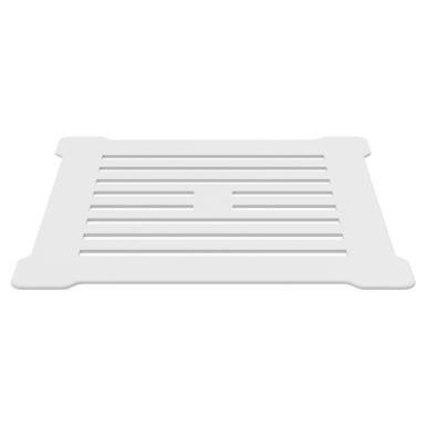 Nuie White Shower Waste with Square Matt White Top - STW004S ...