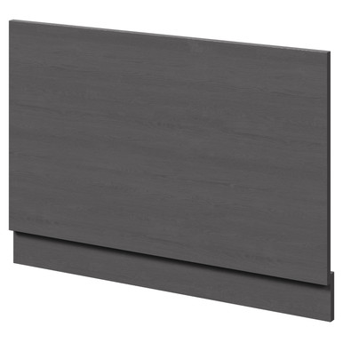 Graphite Grey MDF 800mm End Bath Panel with Plinth - Wholesale Domestic