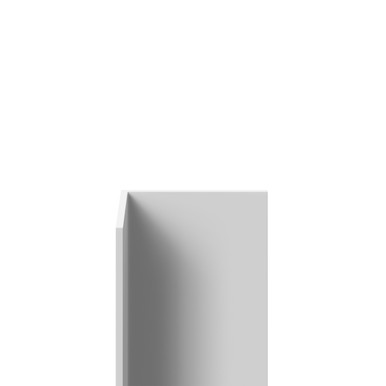 WholePanel White 25mm Rigid PVC Angle Profile Corner Trim - Wholesale ...