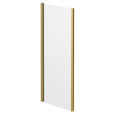 Colore Brushed Brass 800mm Shower Enclosure Side Panel - Wholesale Domestic
