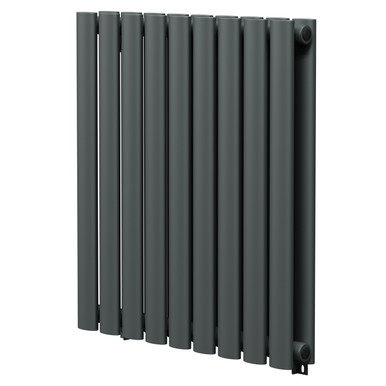 Boone Anthracite 600mm x 540mm Double Panel Radiator - Wholesale Domestic