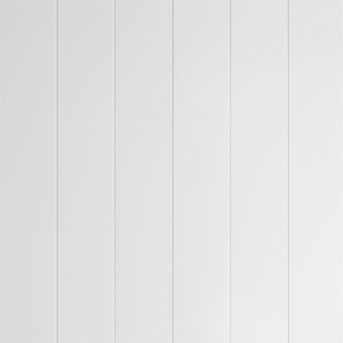 WholePanel 6mm Matt White 200mm x 2700mm Pack of 5 Wall and Ceiling Panels - Wholesale Domestic