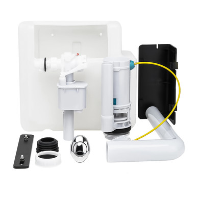 Concealed Cistern with Front Access and Push Button Dual Flush ...