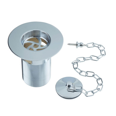Bristan Traditional Chrome Slotted Belfast Sink Waste with Solid Brass ...