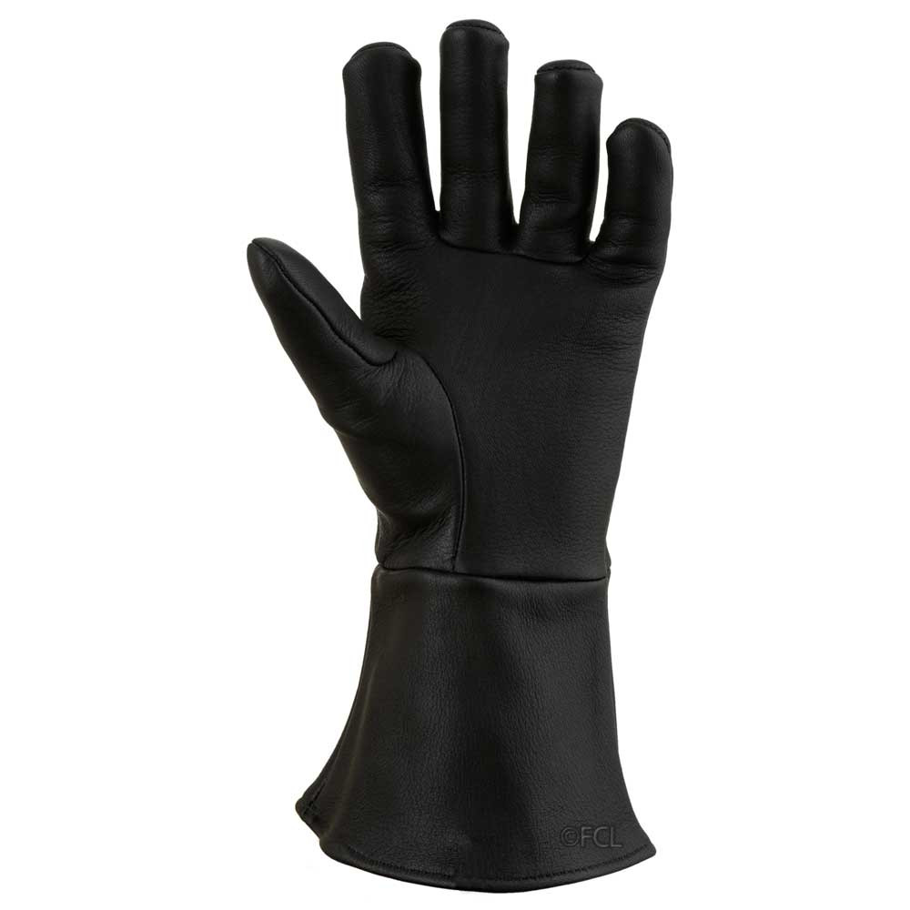 Deluxe Lined Deerskin Gauntlets - Fox Creek Leather
