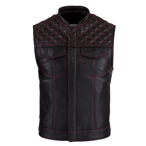 Men's Diamondback Rebel Vest - Fox Creek Leather