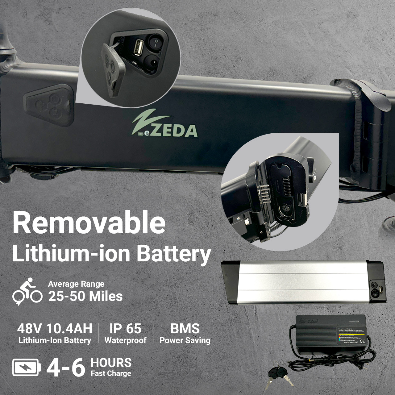 Zeda Gallatin Folding Electric Mountain Bike