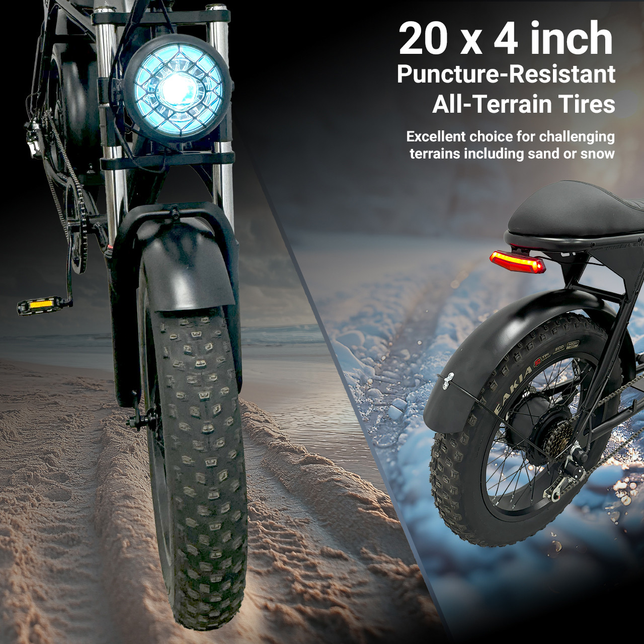 Zeda Beartooth Fat Tire Electric All Terrain Bike