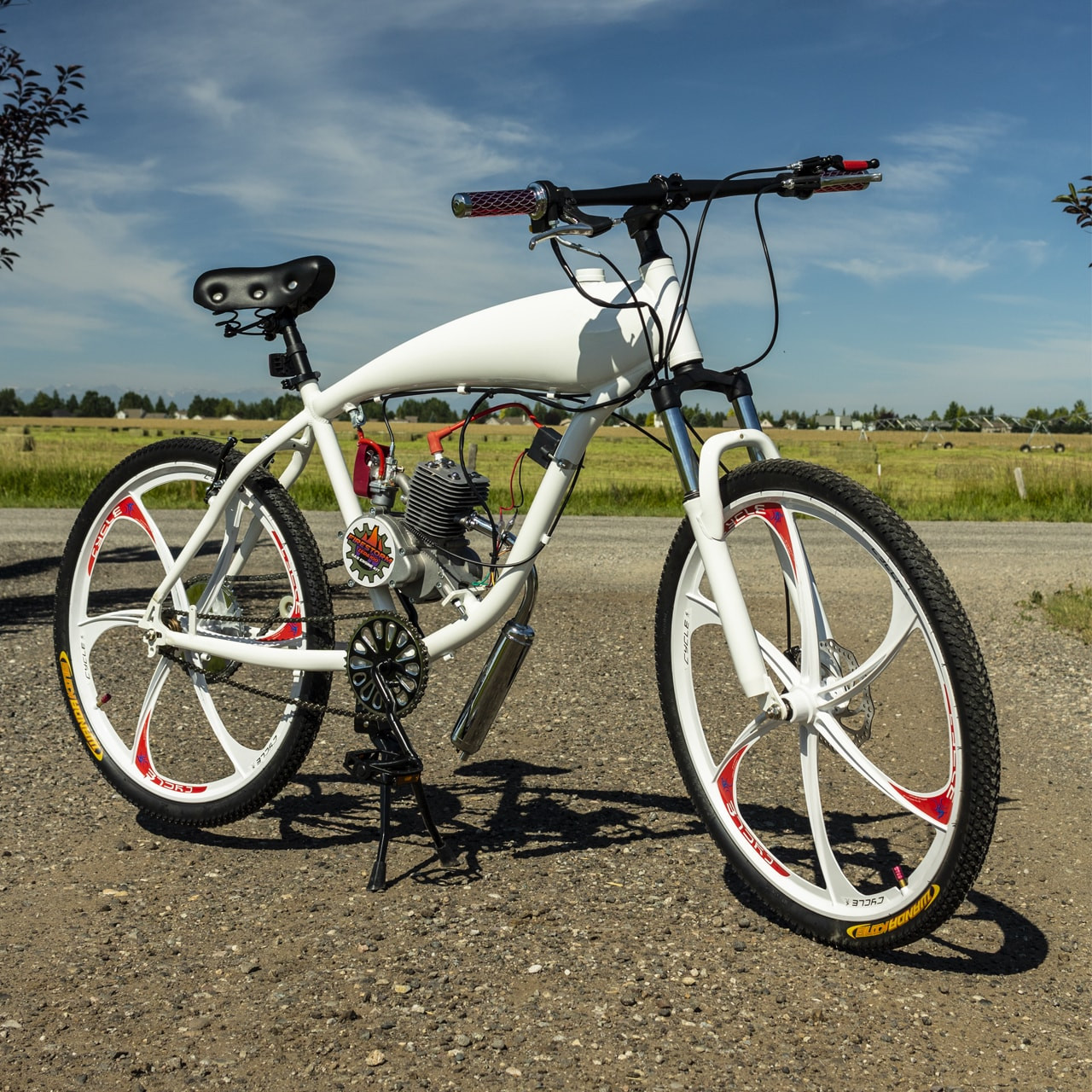 Zeda Screaming Demon V2 Engine-Ready Gas Frame Bike