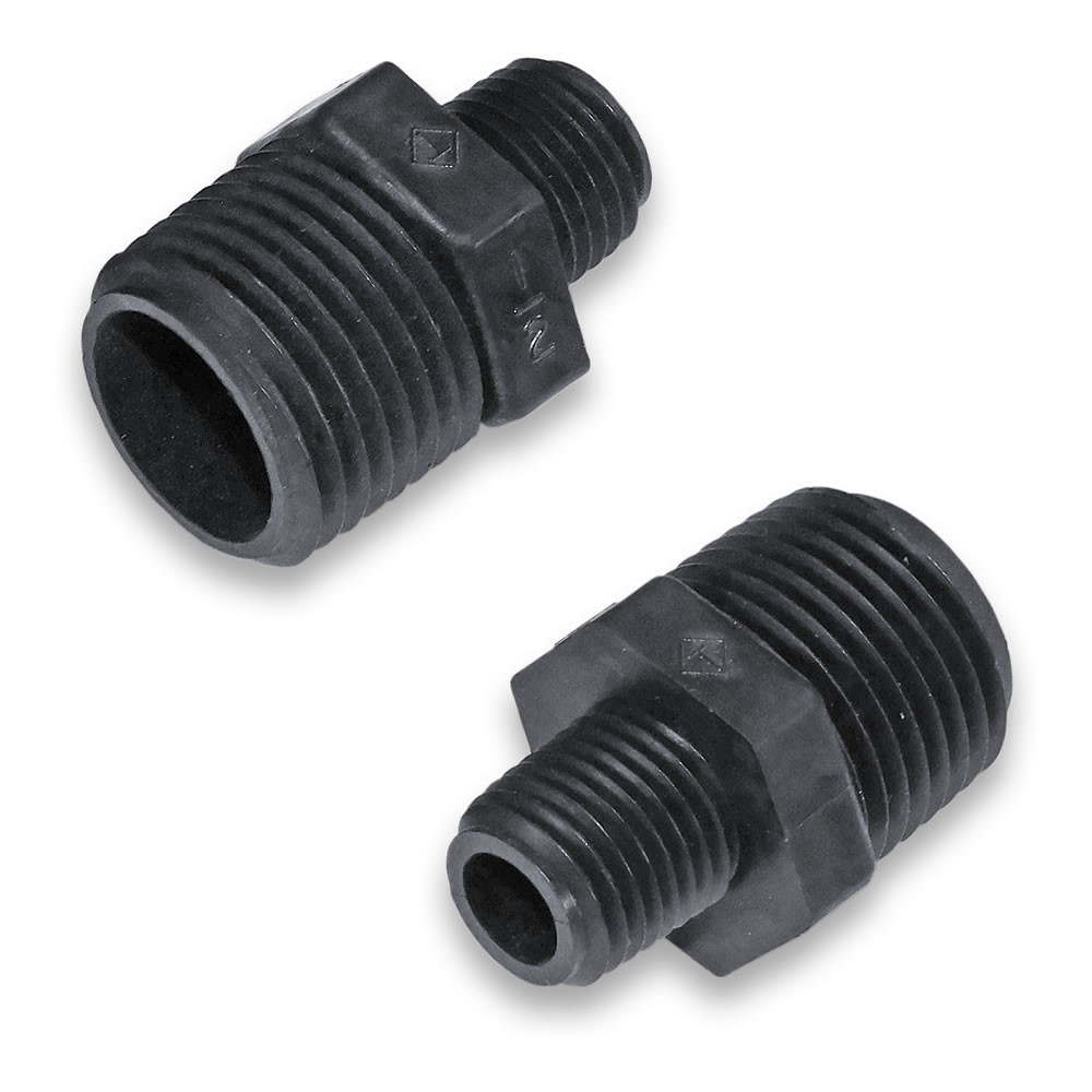 Poly Pipe Thread Adapter Fitting - MPT x MPT Reducer