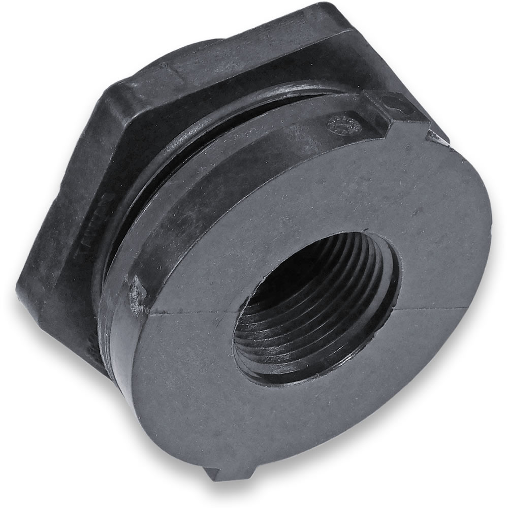 Plastic Bulkhead Connector Tank Fittings - Pipe Thread