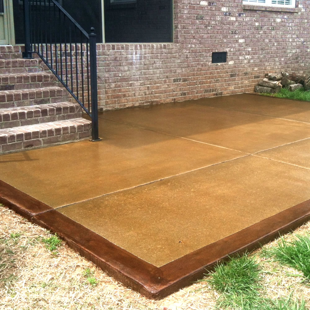 Outdoor Acid Stain Concrete Colors