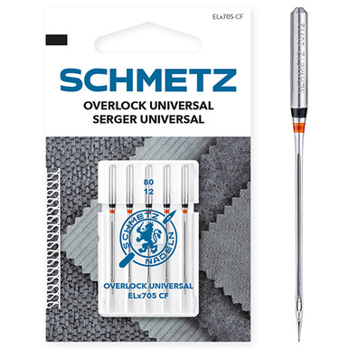 Sewing Machine Needles: Overlock Serger: 80(12): 5 Pieces - The Hive