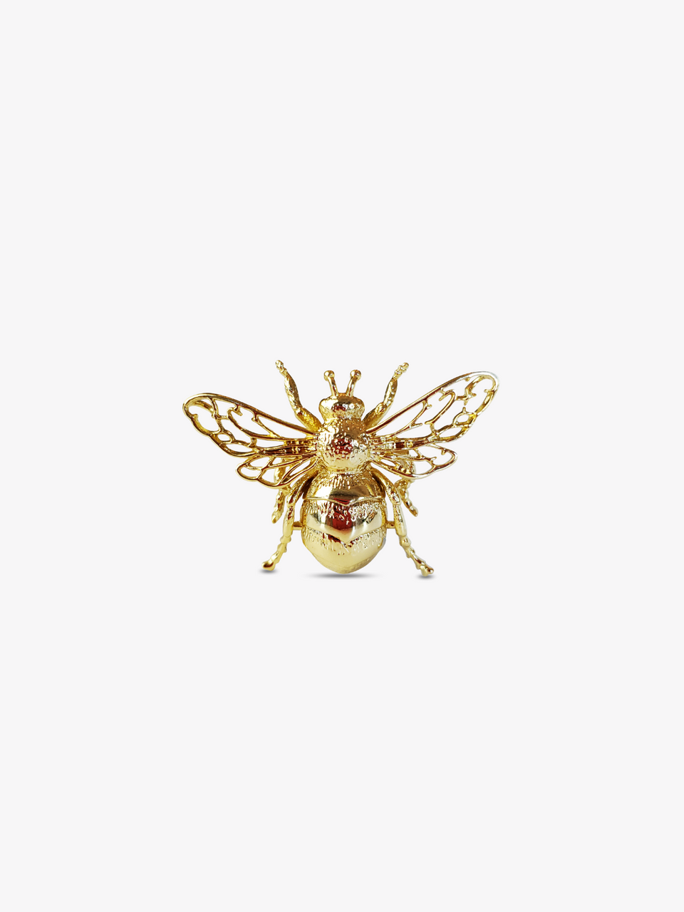 Juliet Gold Bee Connector Necklace Pendant