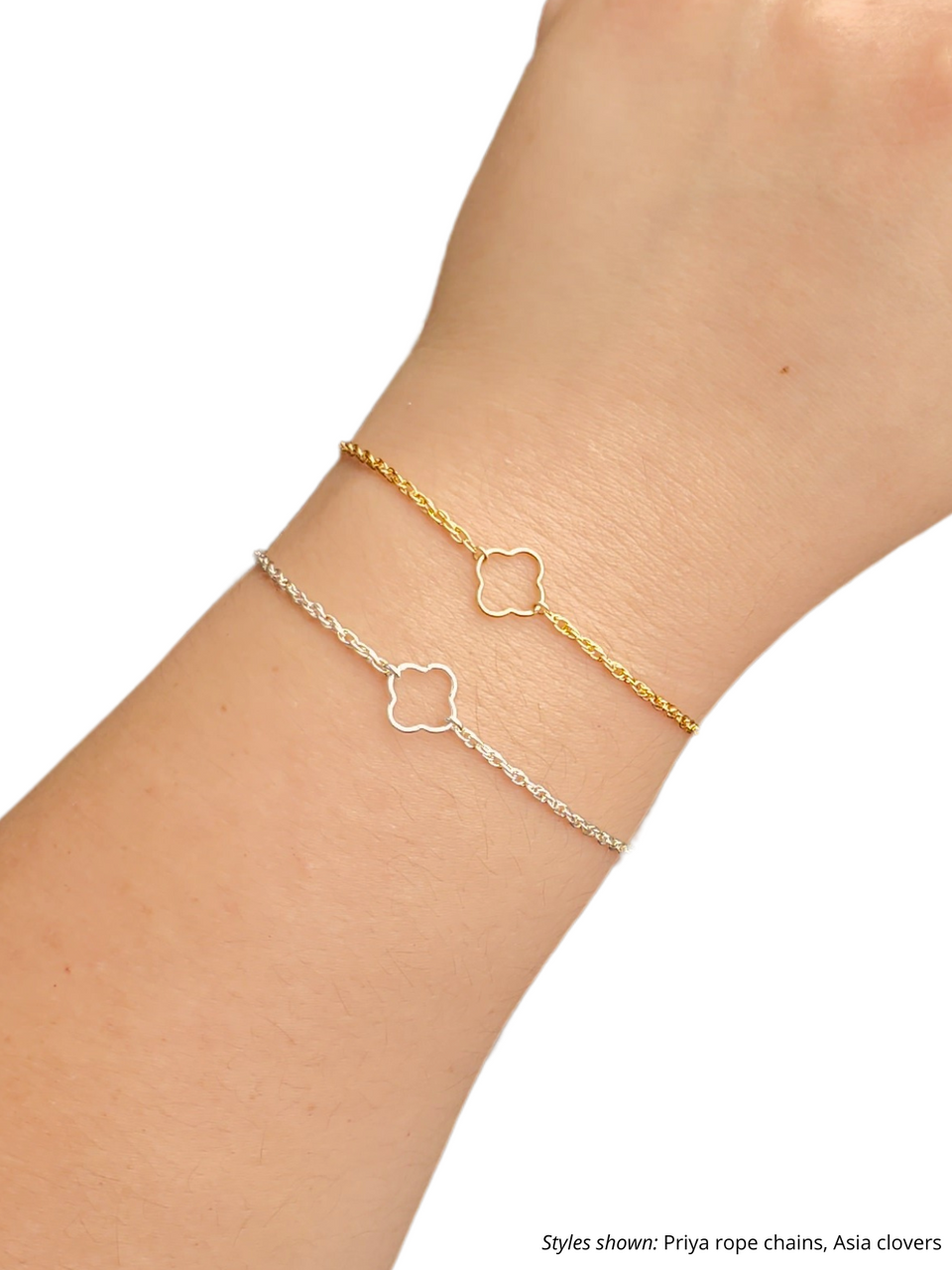 14K Gold Filled And Sterling Silver Bracelet Connectors, 6 Style Options