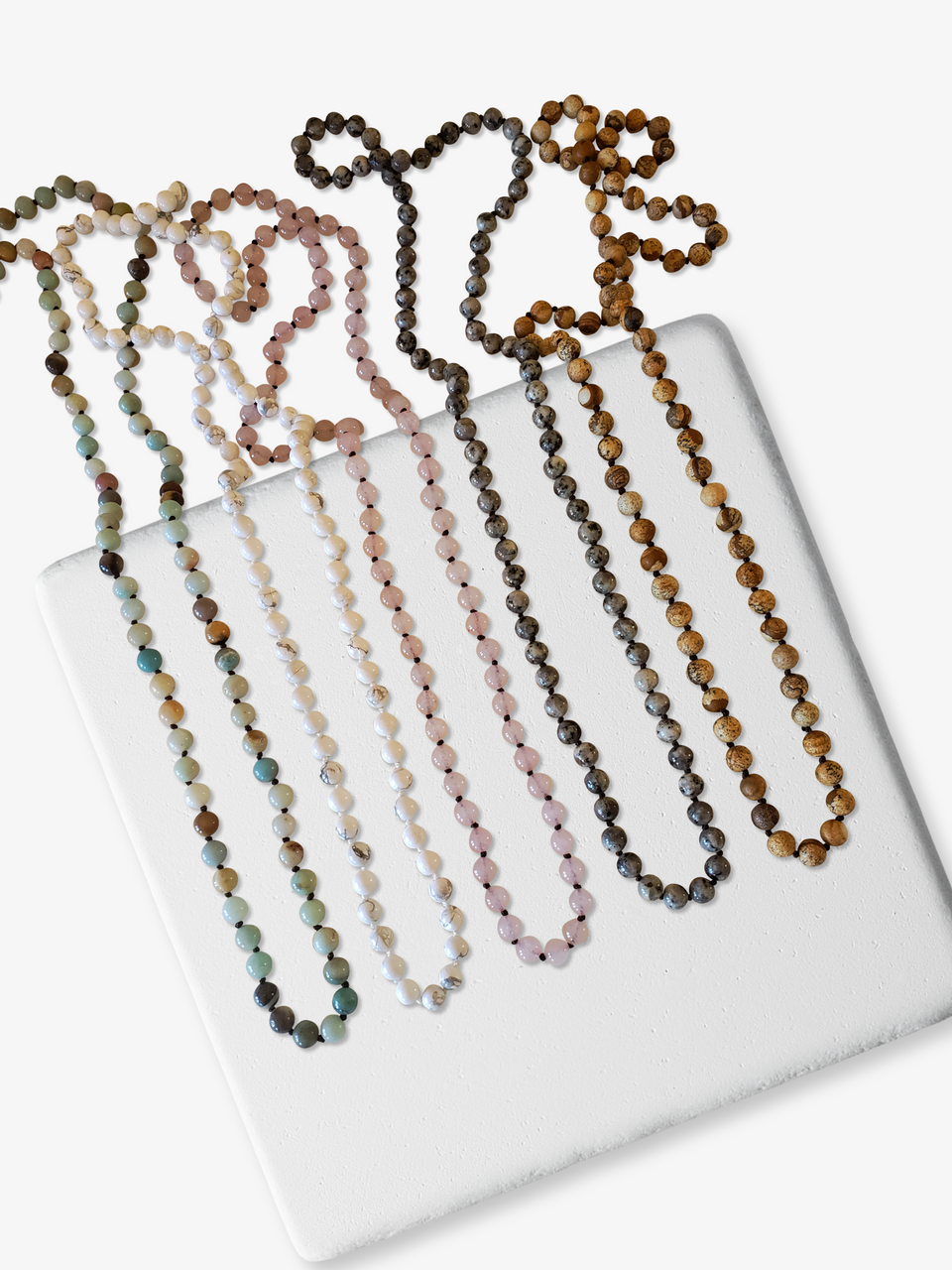 Whitley Beaded Stone Necklace