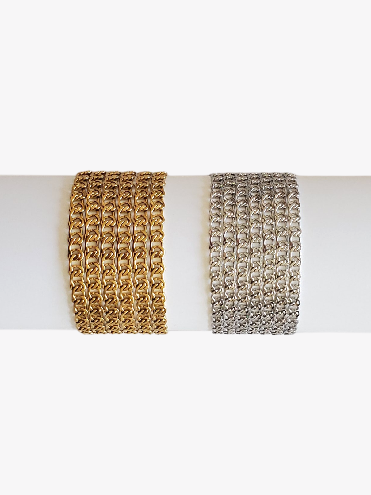 Permanent Jewelry Unfinished Chain Starter Packs, Gold and Silver PVD ...