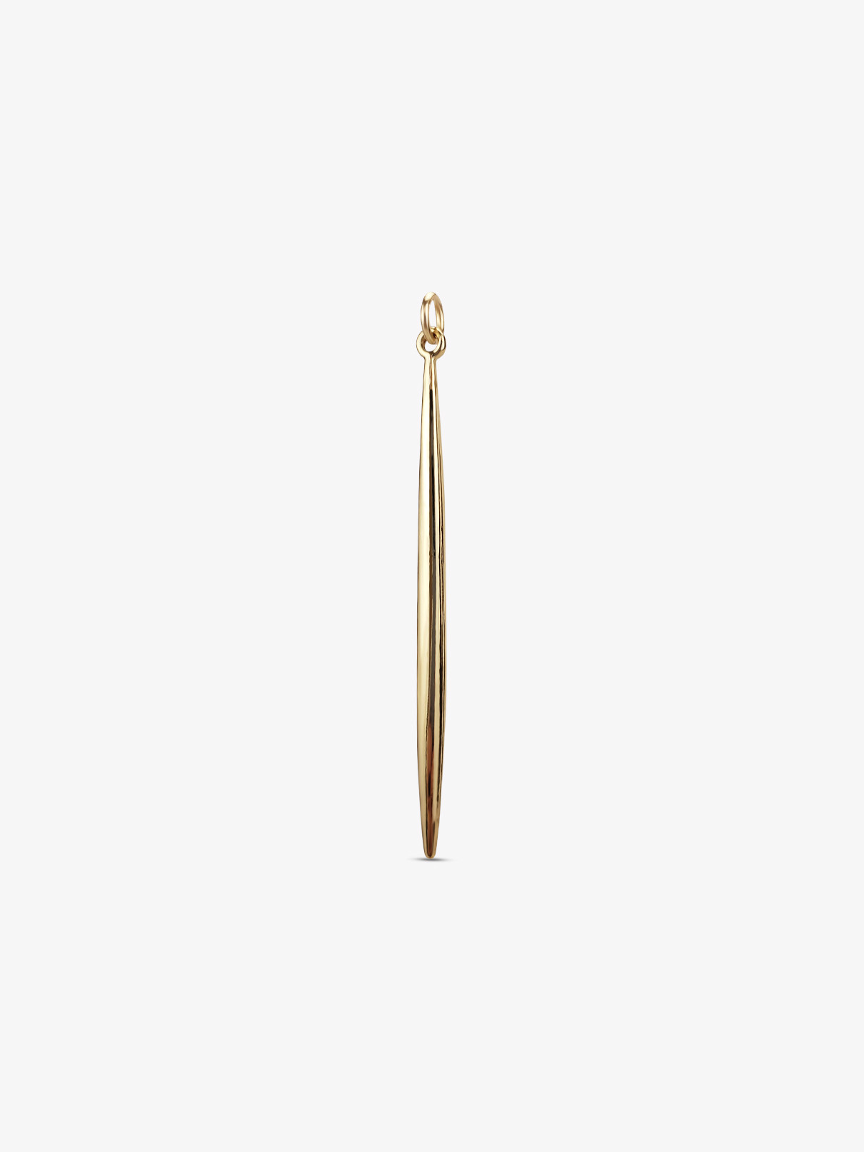 Nena Gold Long Skinny Cross Necklace Pendant