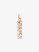 Meridian Gold Three-Stone CZ Necklace Pendant