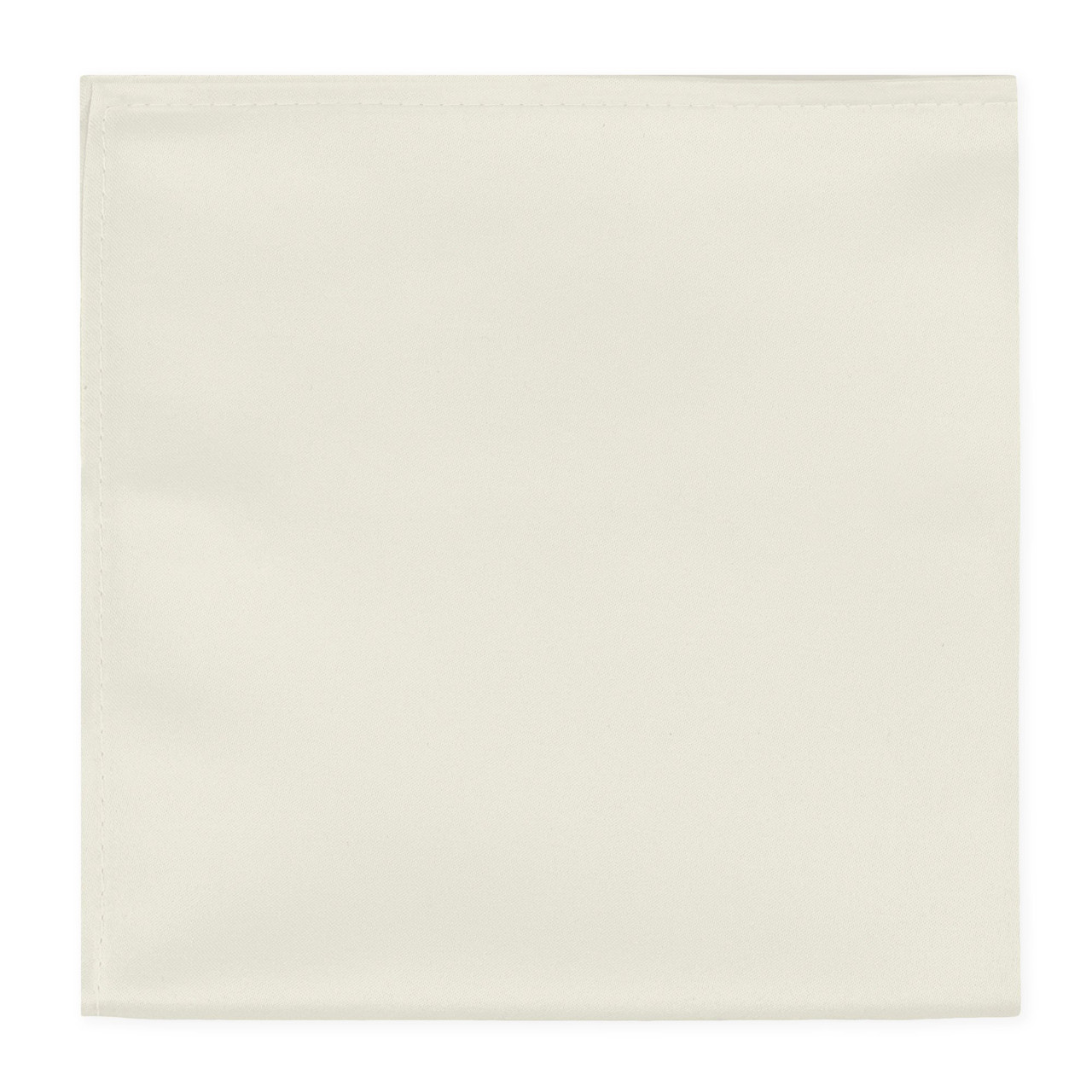 Solid Pocket Square - Cream - Jacob Alexander