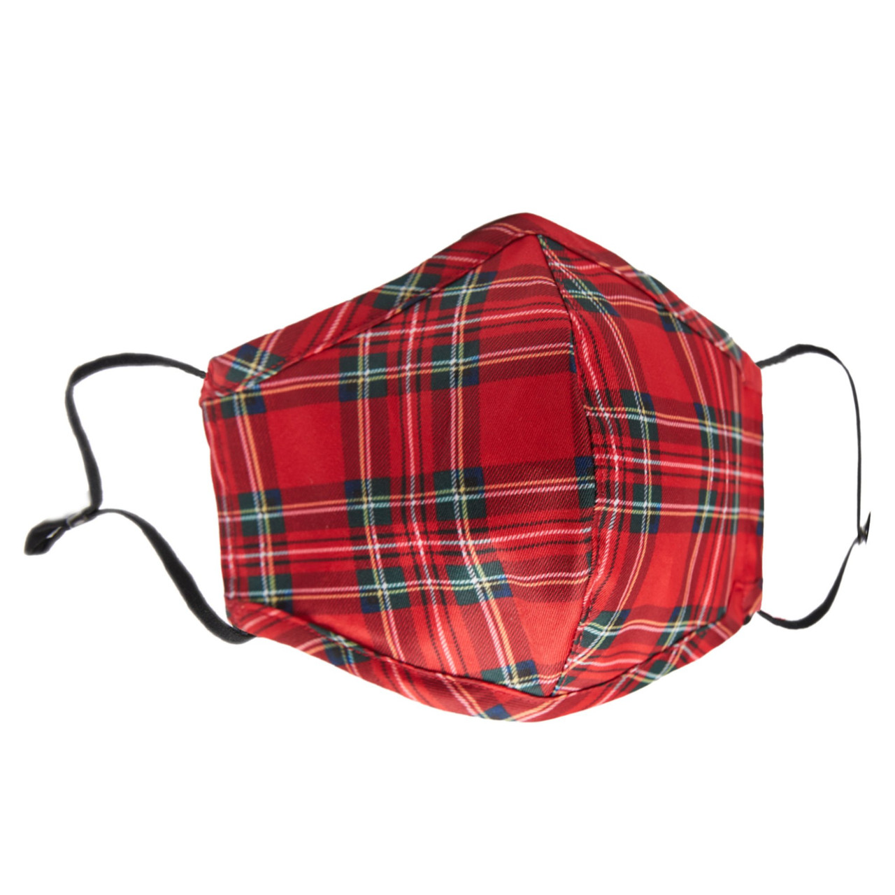 Royal Stewart Red Plaid Face Mask - Adult - Jacob Alexander