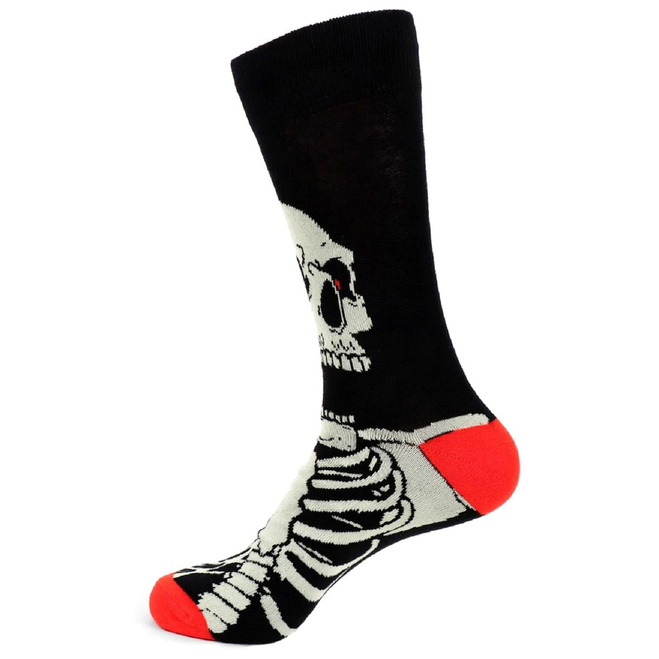 Men's Halloween Skeleton Crew Novelty Socks - Jacob Alexander