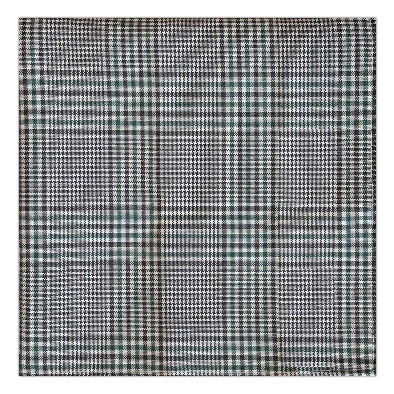 Wool Glen Plaid Pocket Square - Jacob Alexander