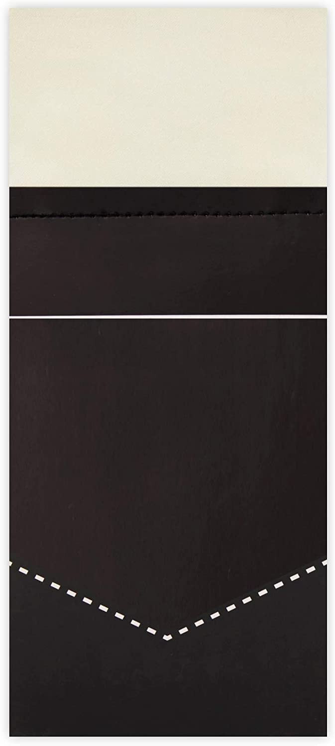 Pre-Folded Rectangular Pocket Square - Ivory - Jacob Alexander