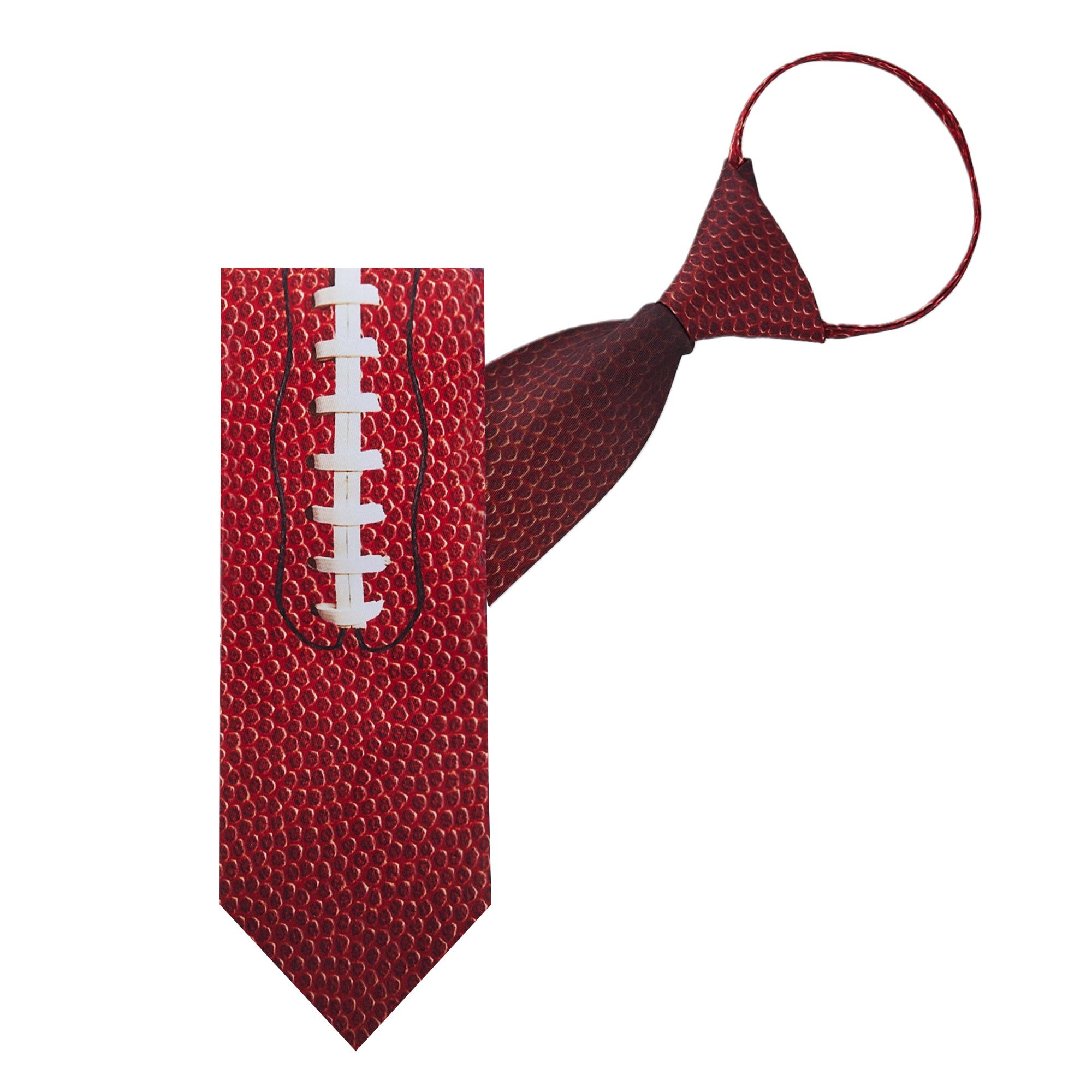 Football Skin Laces Zipper Tie - Jacob Alexander