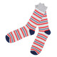 Striped Crew Socks - Red Royal Blue - Jacob Alexander