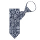 Hanukkah Jewish Symbols Tie - Gray - Jacob Alexander