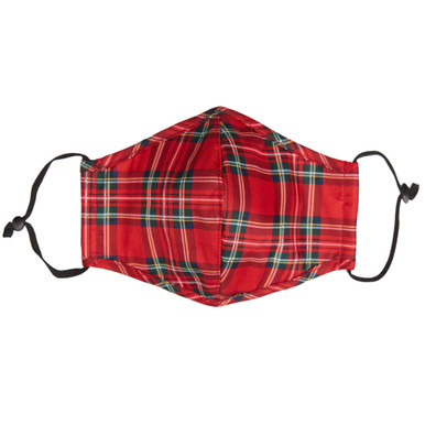 Royal Stewart Red Plaid Face Mask - Adult - Jacob Alexander