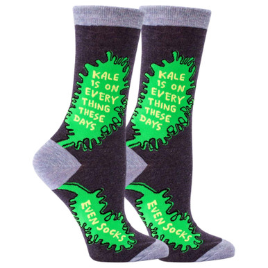 Women's Kale is on Everything Crew Socks - Jacob Alexander