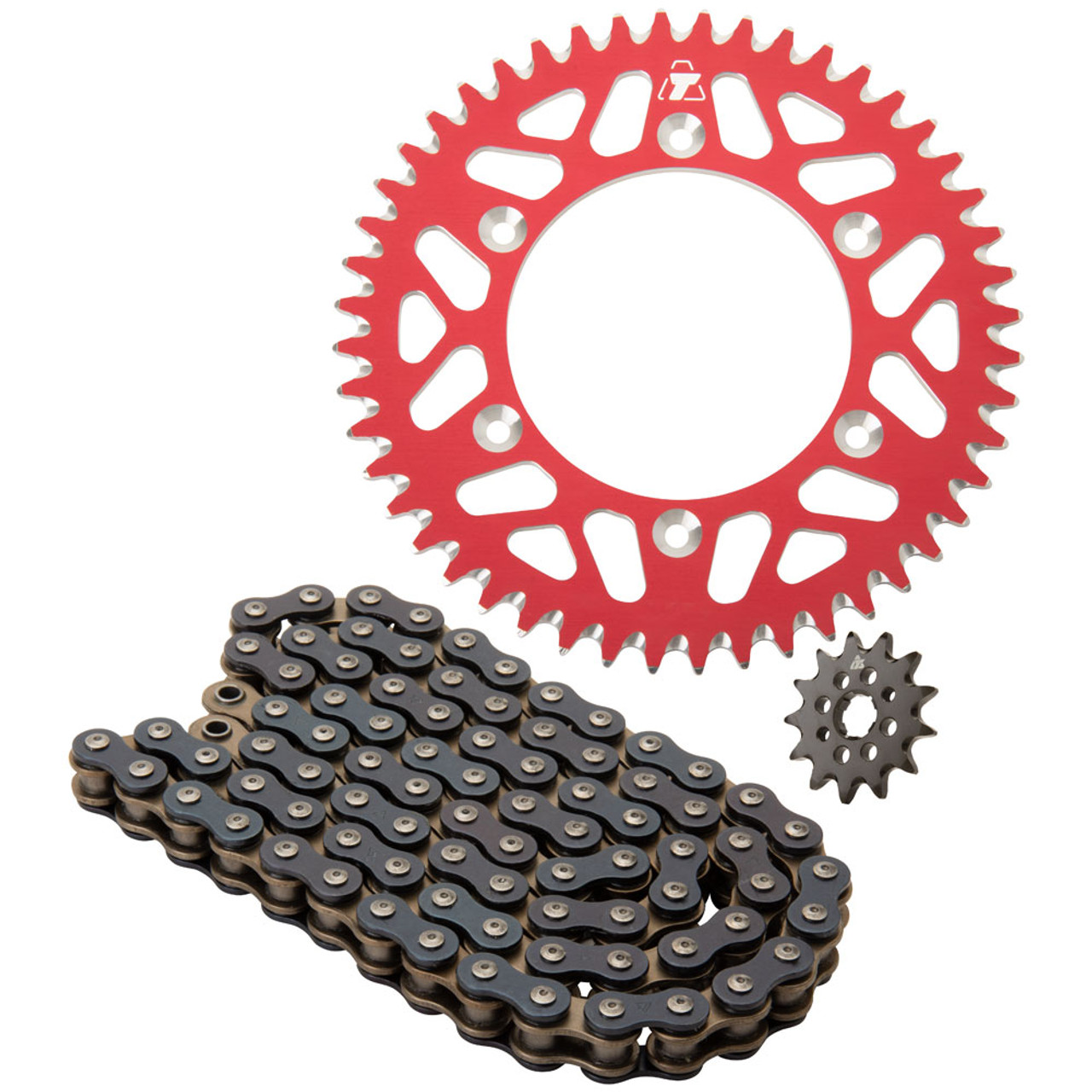 HUSQVARNA TC 150 Fuel Injected 25 Tusk Alloy Kit O Ring Chain Red Rear Sprocket